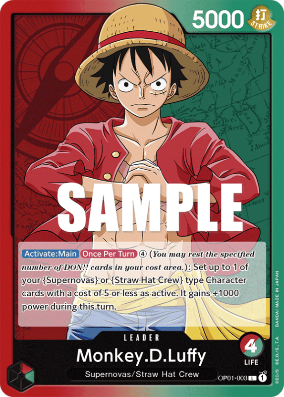 OP01-003 Monkey.D.Luffy Card - One Piece Player