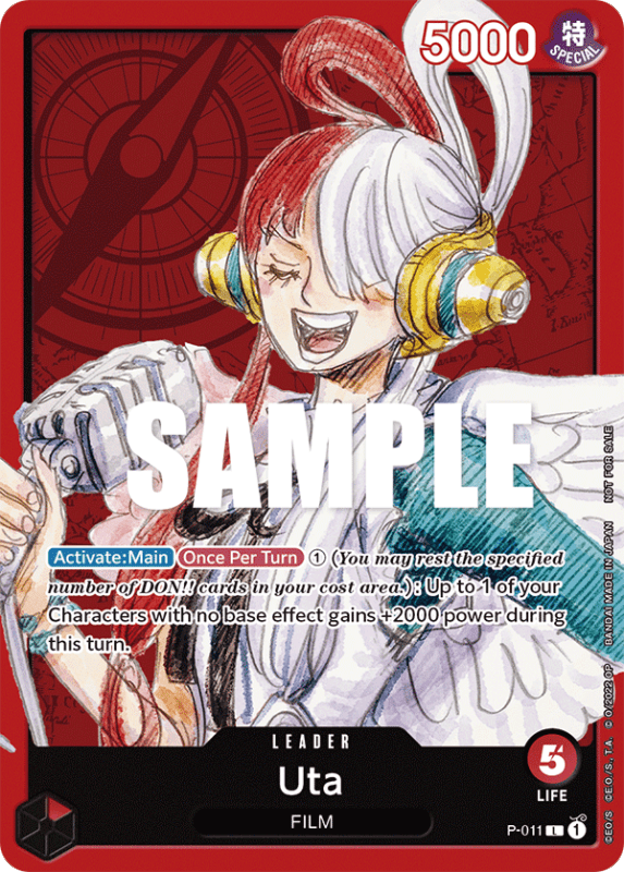 P-011 Uta Card - One Piece Player