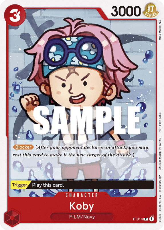 P-014 Koby Card - One Piece Player