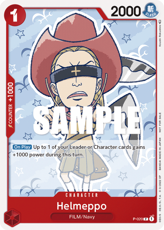 P-020 Helmeppo Card - One Piece Player
