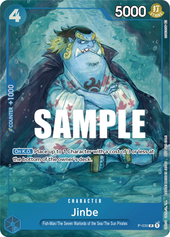 P-030 Jinbe Card - One Piece Player